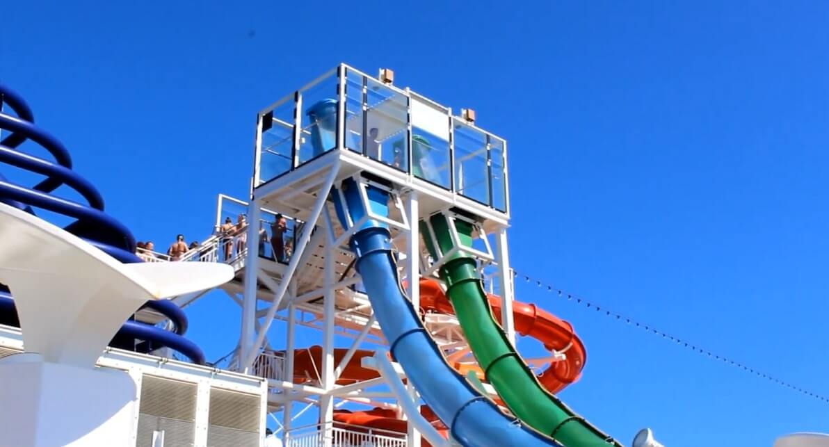 The 7 Biggest Water Slides on a Cruise Ship! - Cruise with Leo