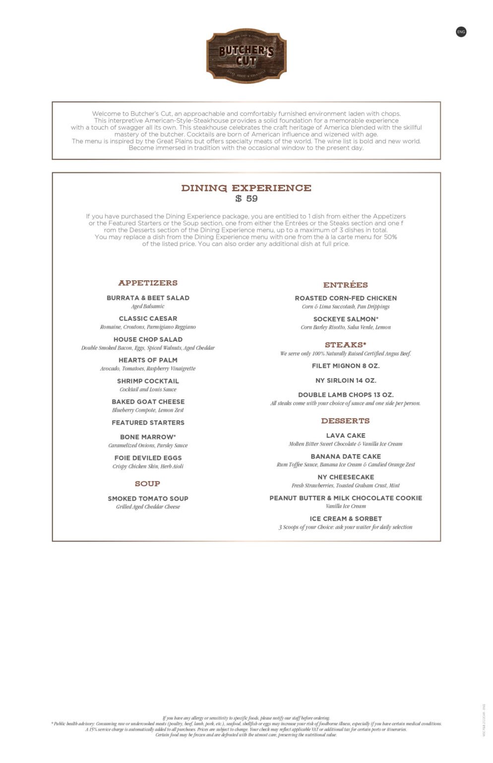 All MSC Cruises Menus: Photos and PDFs! - Cruise with Leo