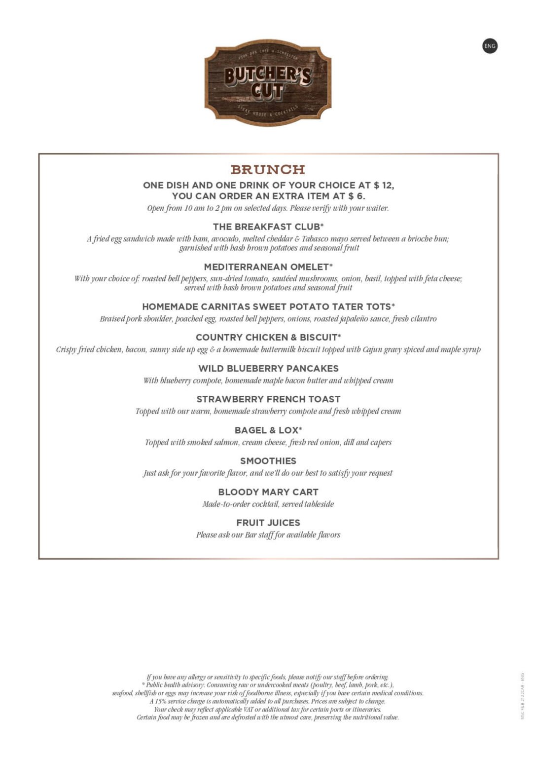 All MSC Cruises Menus: Photos and PDFs! - Cruise with Leo