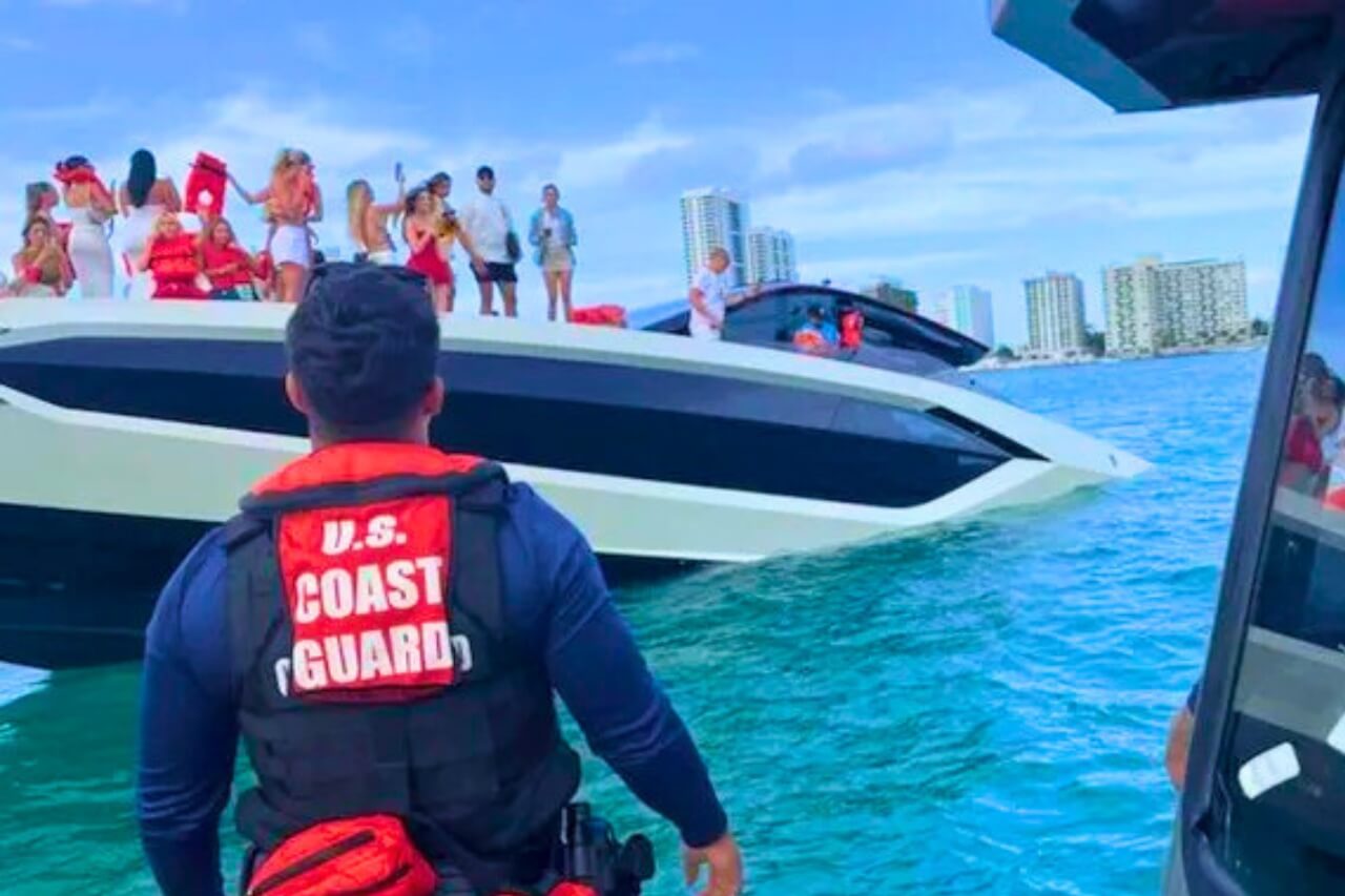 $4.7 Million Yacht with 30 Influencers Sinks Near Miami Beach - Cruise ...