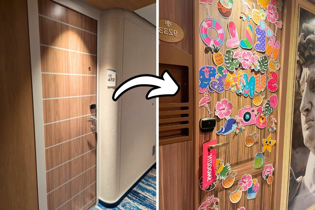 7 Genius Ways to Decorate Your Cruise Cabin Door - Cruise with Leo